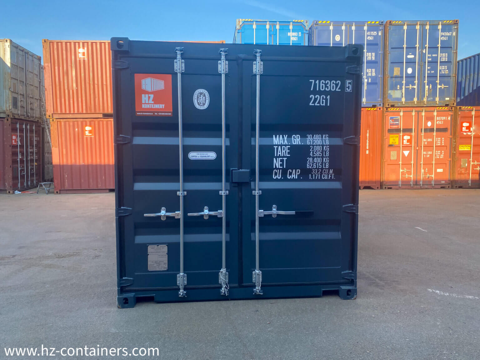Shipping container 20’DV one way, 716 362-5 - HZ CONTAINERS.com