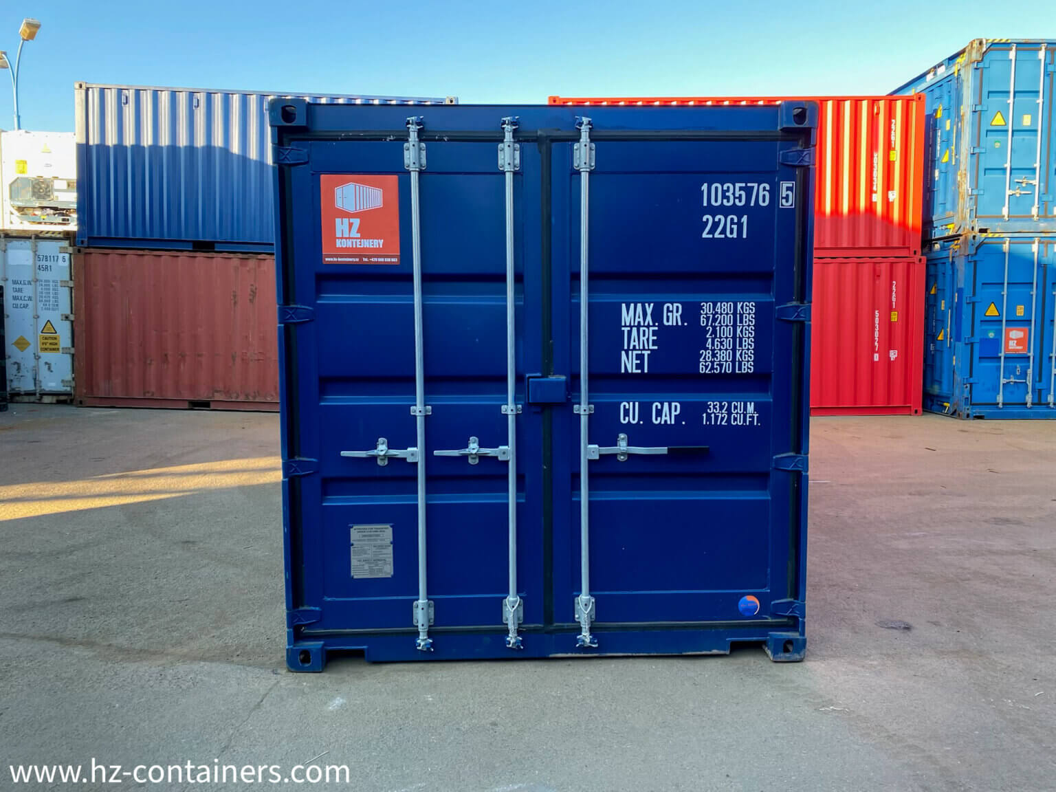 Shipping container 20’DV one way, 716 362-5 - HZ CONTAINERS.com