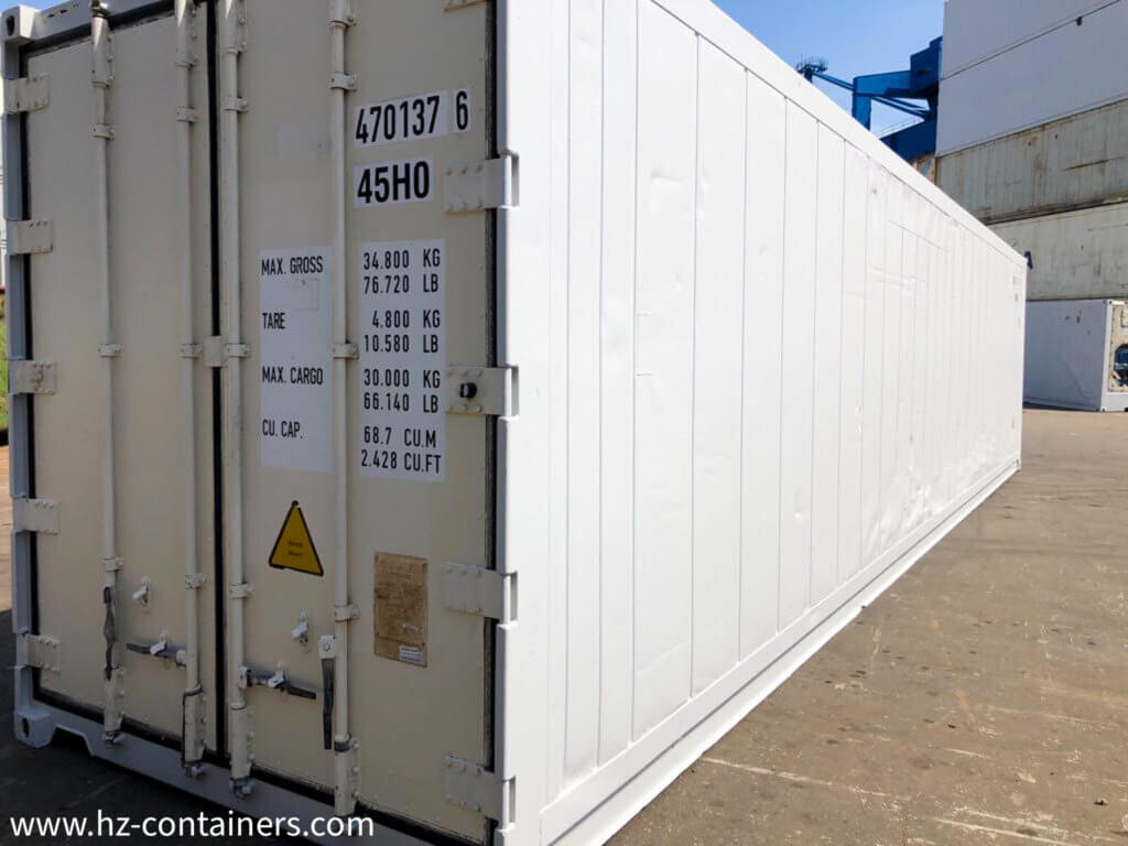 Contenedor aislado usado de 12 m – 40’HC CW, 470 137-6 - HZ CONTAINERS.com