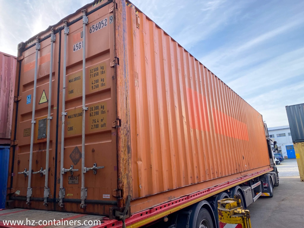 40’HCPW shipping container - CW – FREE DELIVERY! - HZ CONTAINERS.com