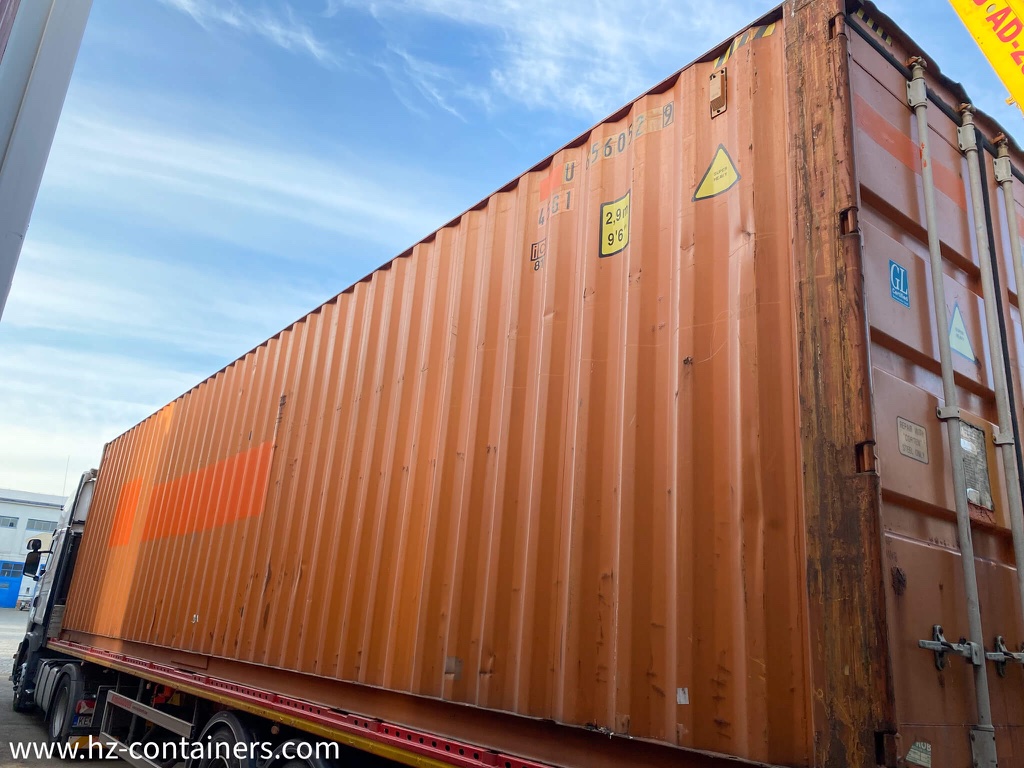 40’HCPW shipping container - CW – FREE DELIVERY! - HZ CONTAINERS.com