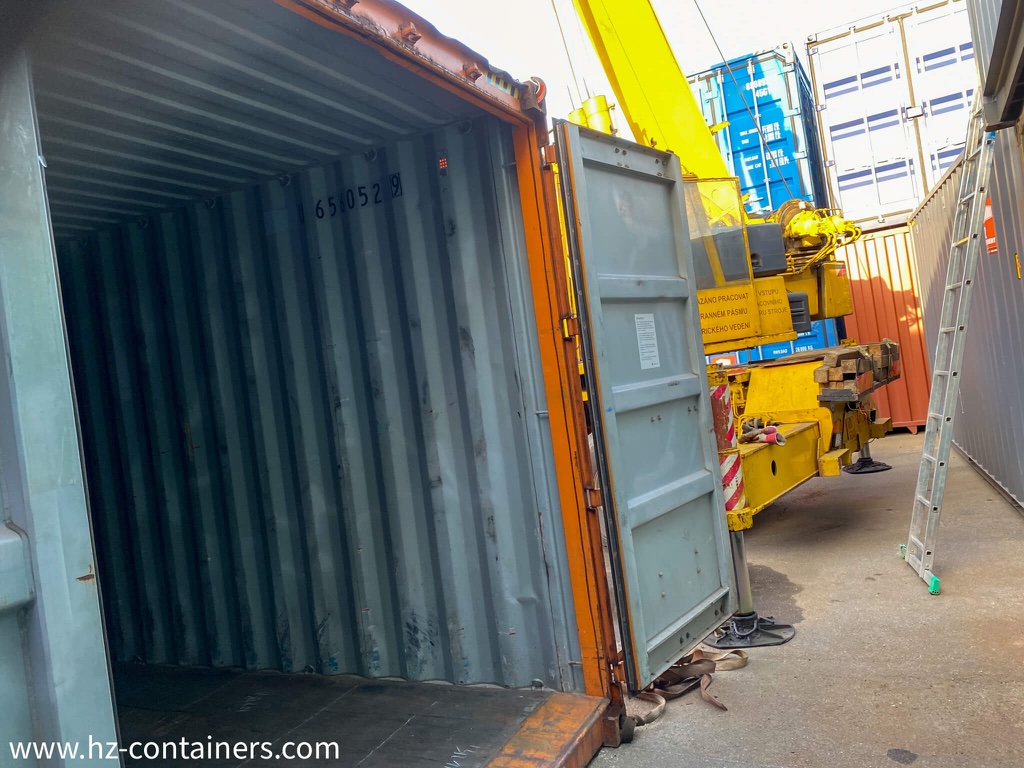 40’HCPW shipping container - CW – FREE DELIVERY! - HZ CONTAINERS.com