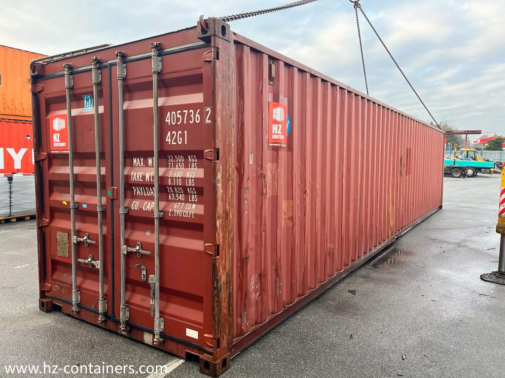 Contenedor marítimo ISO 42GP - HZ CONTAINERS.com – HZ CONTAINERS.com
