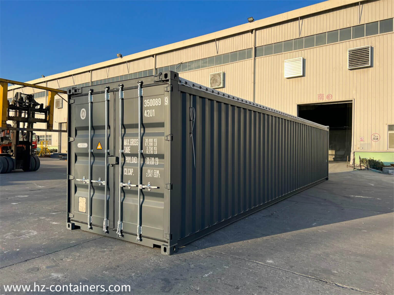 Contenedores marítimos de 40’OPEN TOP – TRANSPORTE GRATIS - HZ ...