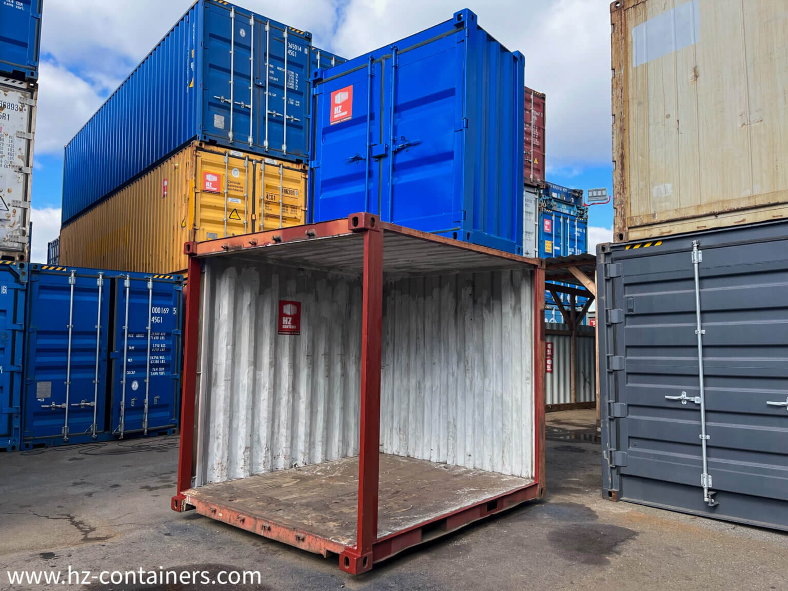 12m Shipping Container 40’DV One Trip, 404 209-4 - HZ CONTAINERS.com