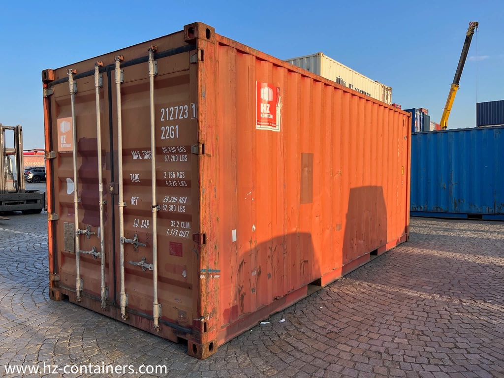 20’ shipping container - AS IS 2 – FREE DELIVERY! - HZ CONTAINERS.com ...