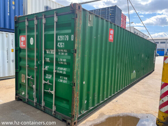 Contenedor marítimo ISO 42GP - HZ CONTAINERS.com – HZ CONTAINERS.com