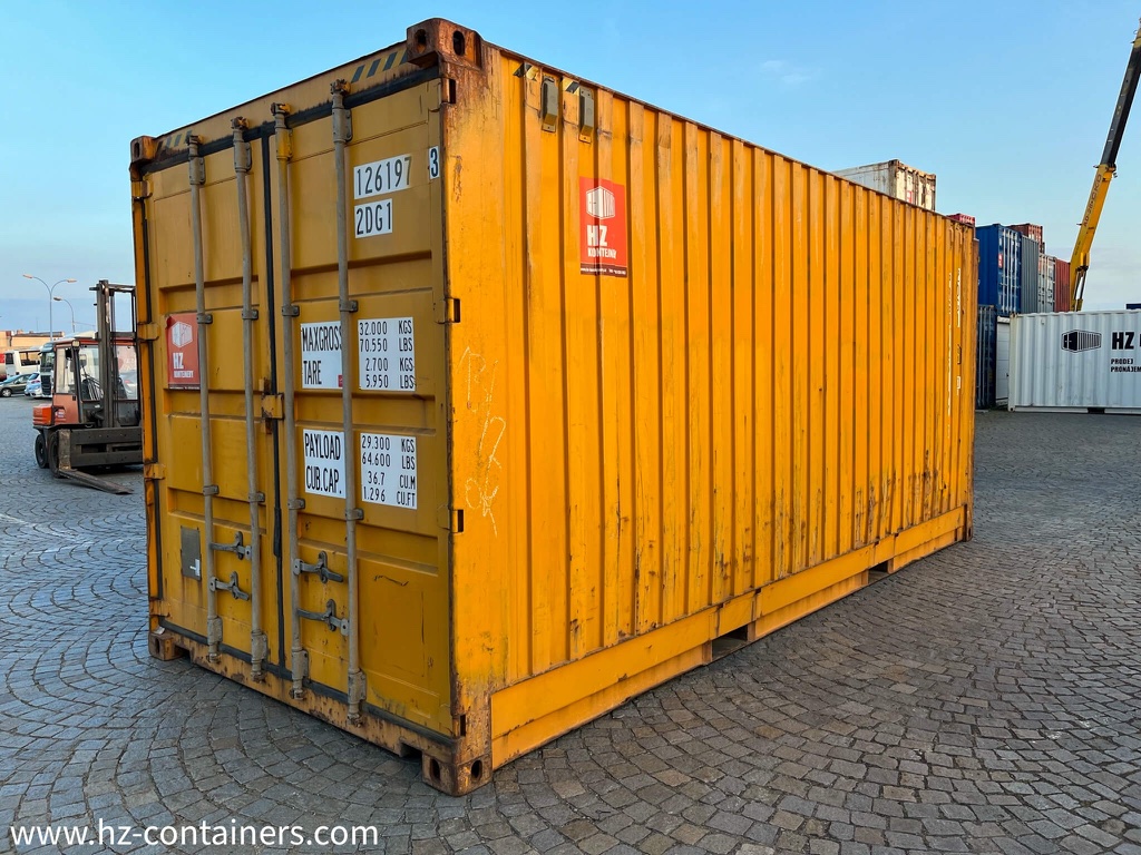 20’HC PW shipping container - CW – FREE DELIVERY! - HZ CONTAINERS.com ...