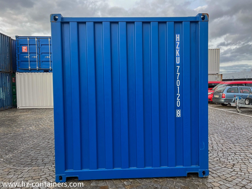 Contenedor marítimo de 6 metros (20 pies) calidad IICL 6, HZKU 770 120 ...