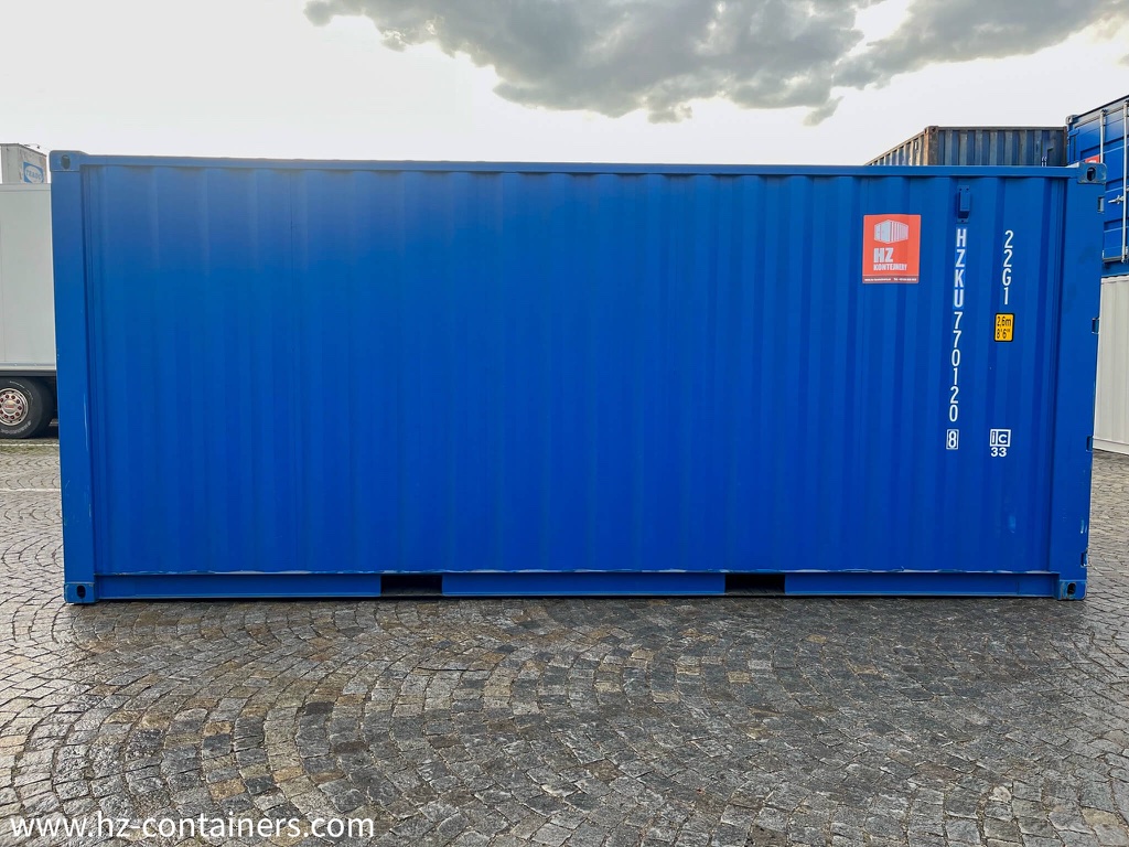 Contenedor marítimo de 6 metros (20 pies) calidad IICL 6, HZKU 770 120 ...