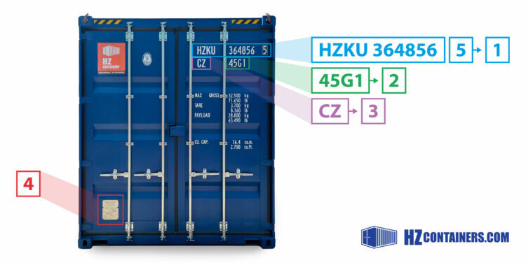 Container identification - HZ CONTAINERS.com