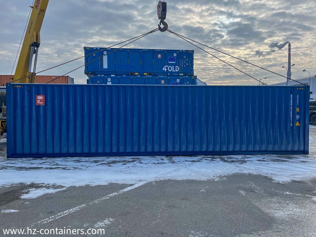 40 HC HZKU 030 021-5 선적 컨테이너 - HZ CONTAINERS.com – HZ CONTAINERS.com