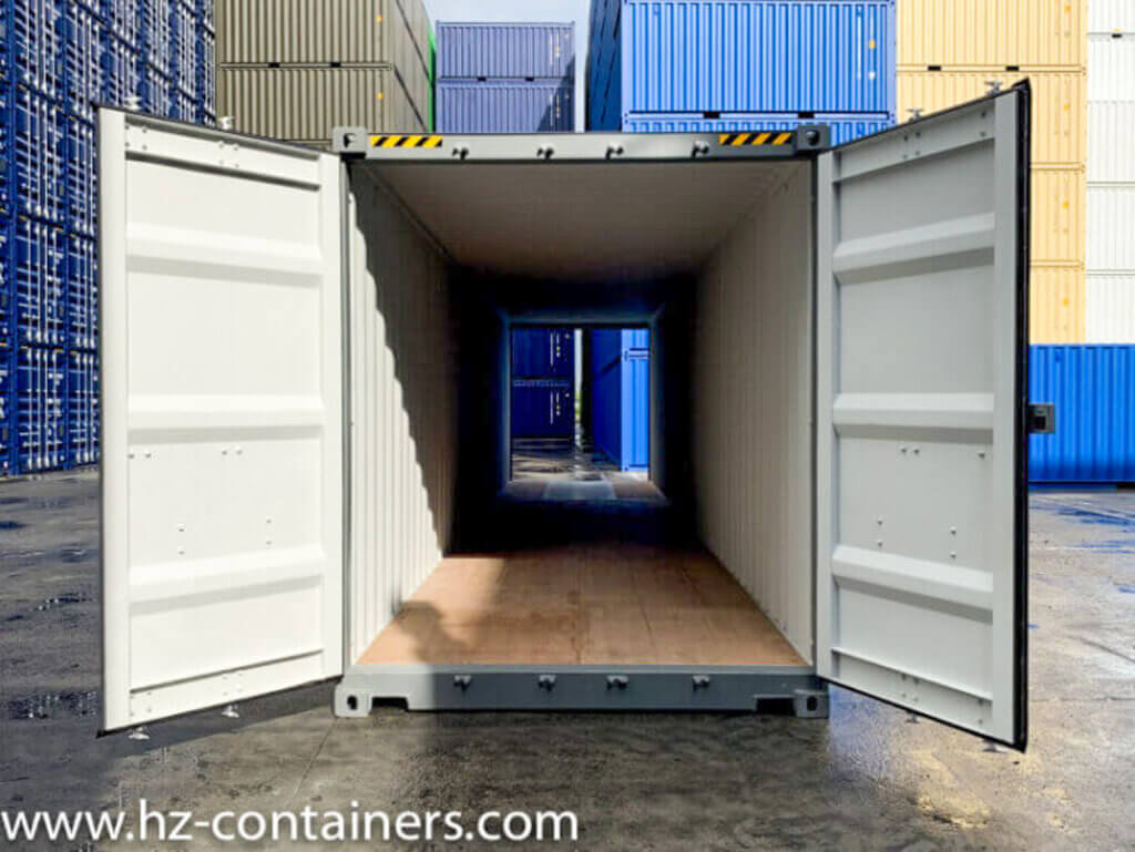 Shipping container 40’HC Double Door 600 039-5 - HZ CONTAINERS.com – HZ ...