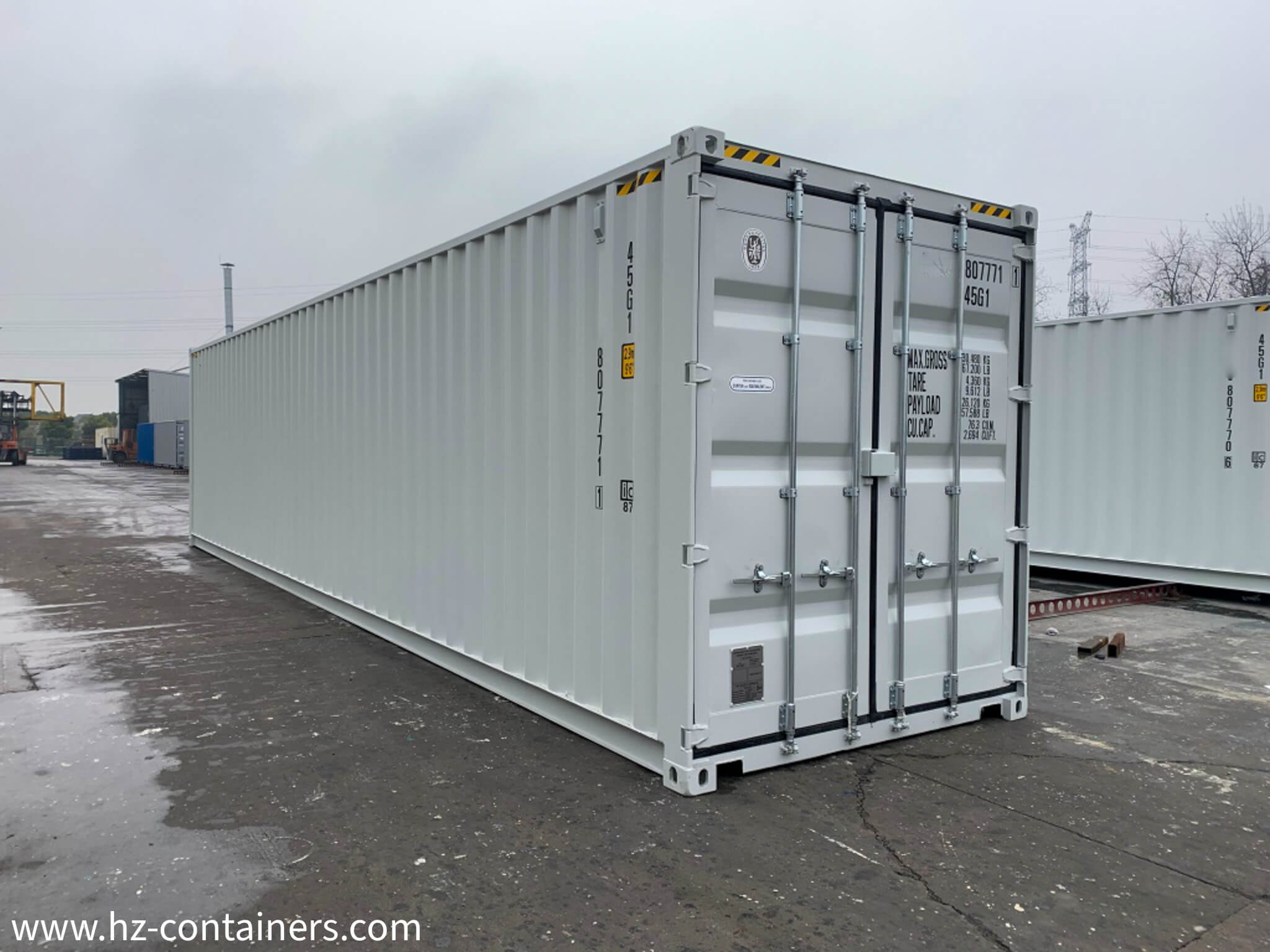 スチール床付き40フィートHCコンテナ, 807 771-1 - HZ CONTAINERS.com – HZ CONTAINERS.com