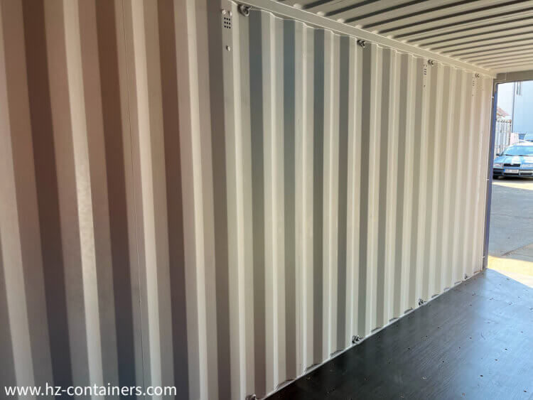 20’ shipping container including windows, doors - CUT OUT WALL - NO ...