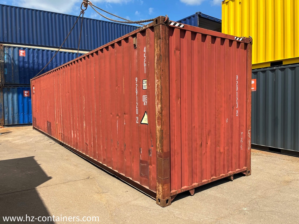 Shipping container 40'HC CW without transport, 929 120-2 - HZ ...