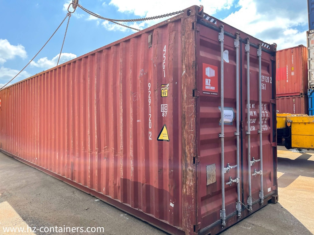 Shipping container 40'HC CW without transport, 929 120-2 - HZ ...