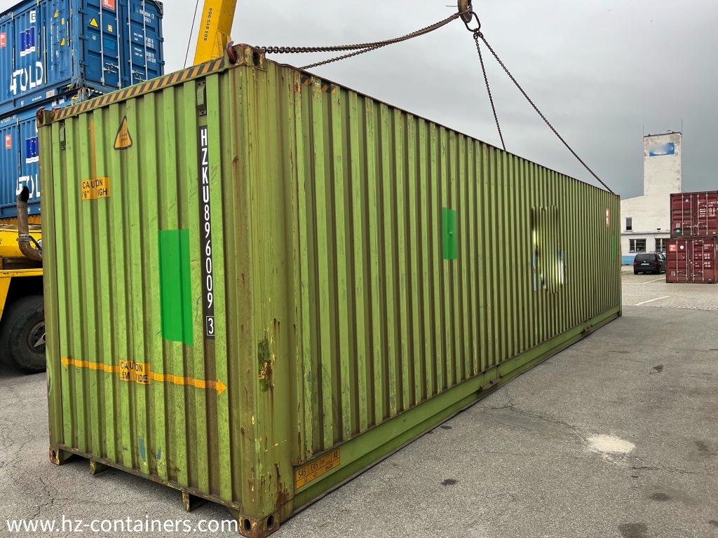Transport container 40’HC PW CW, without transport, HZKU 896 009-3 - HZ ...