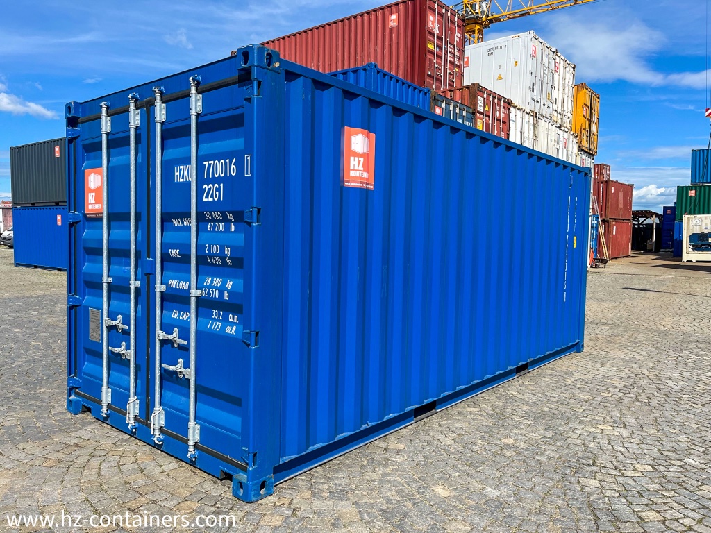 ¡Contenedor marítimo de 6 metros, incluido el transporte SK! HZKU 770 ...