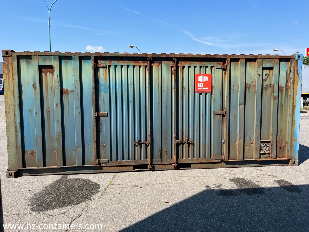 20' AS IS container including 2x side doors, transport insurance - HZ ...