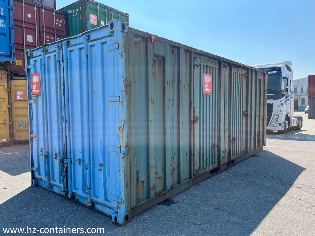20' AS IS container including 2x side doors, transport insurance - HZ ...