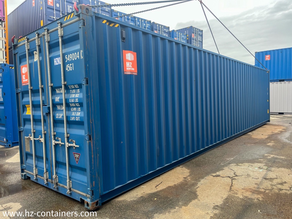 40'HC IICL 5 컨테이너를 체코 공화국으로 무료 배송해 드립니다! HZKU 549 004-0 - HZ CONTAINERS ...