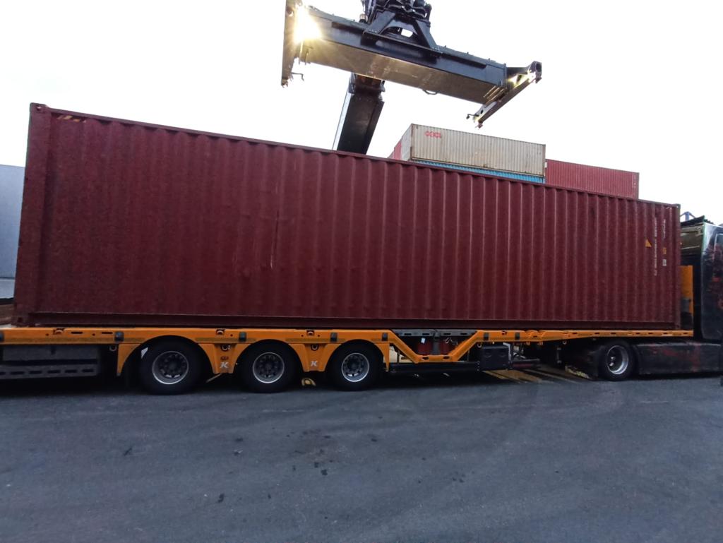 Self-pickup of the shipping container from the depot - HZ CONTAINERS.com