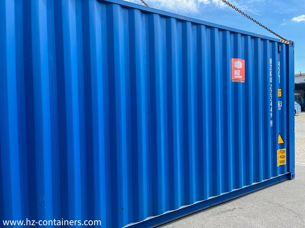 우리는 운송 HZKU 222 449-9 없이 진한 파란색 컨테이너 40'HC 편도를 판매할 것입니다. - HZ ...