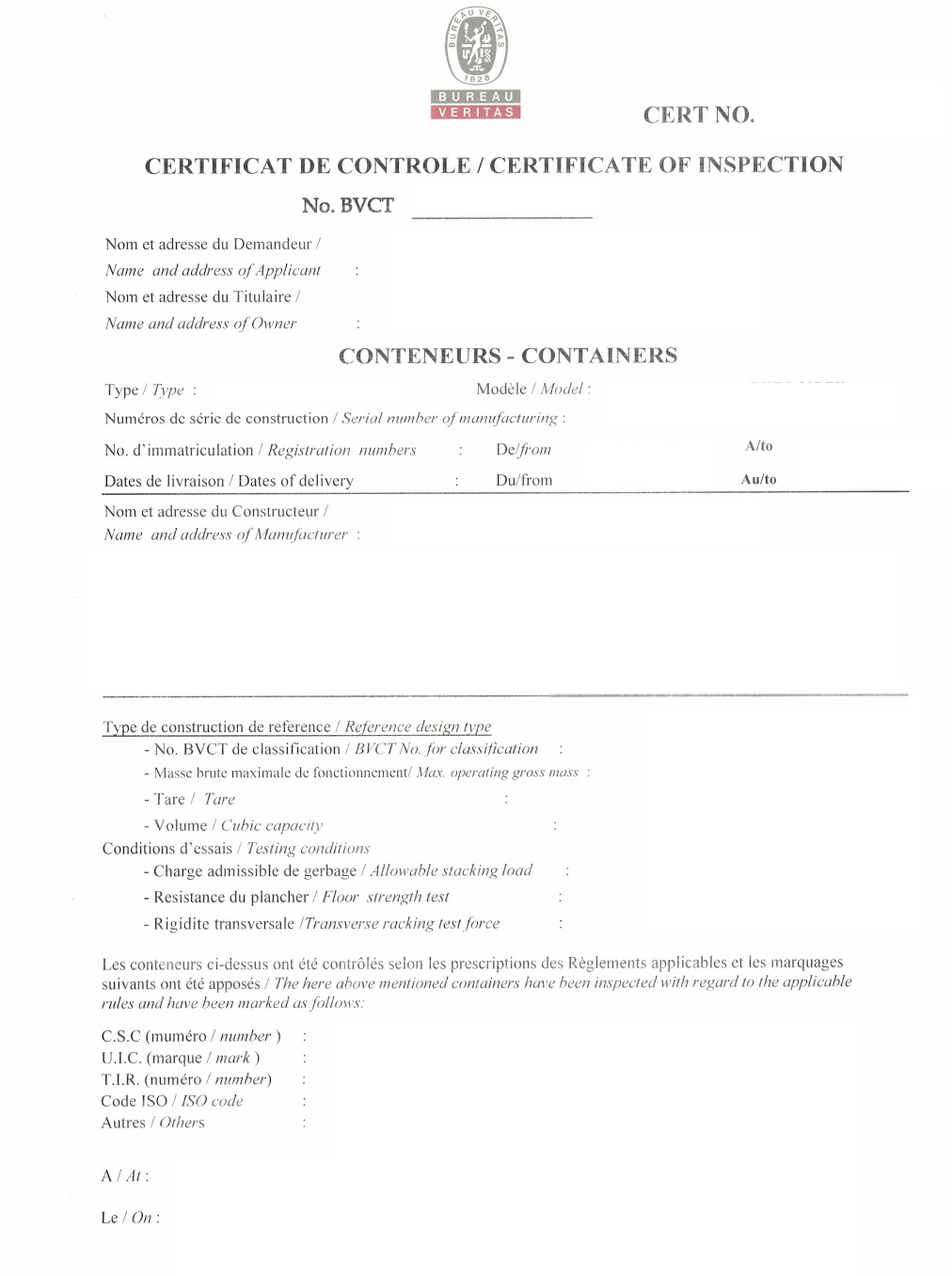 CSC Certifikát pro námořní kontejner - HZ CONTAINERS.com – HZ ...