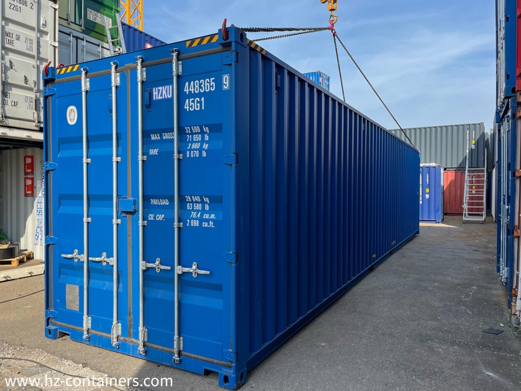 Dimensions of shipping containers according to ISO classification - HZ ...