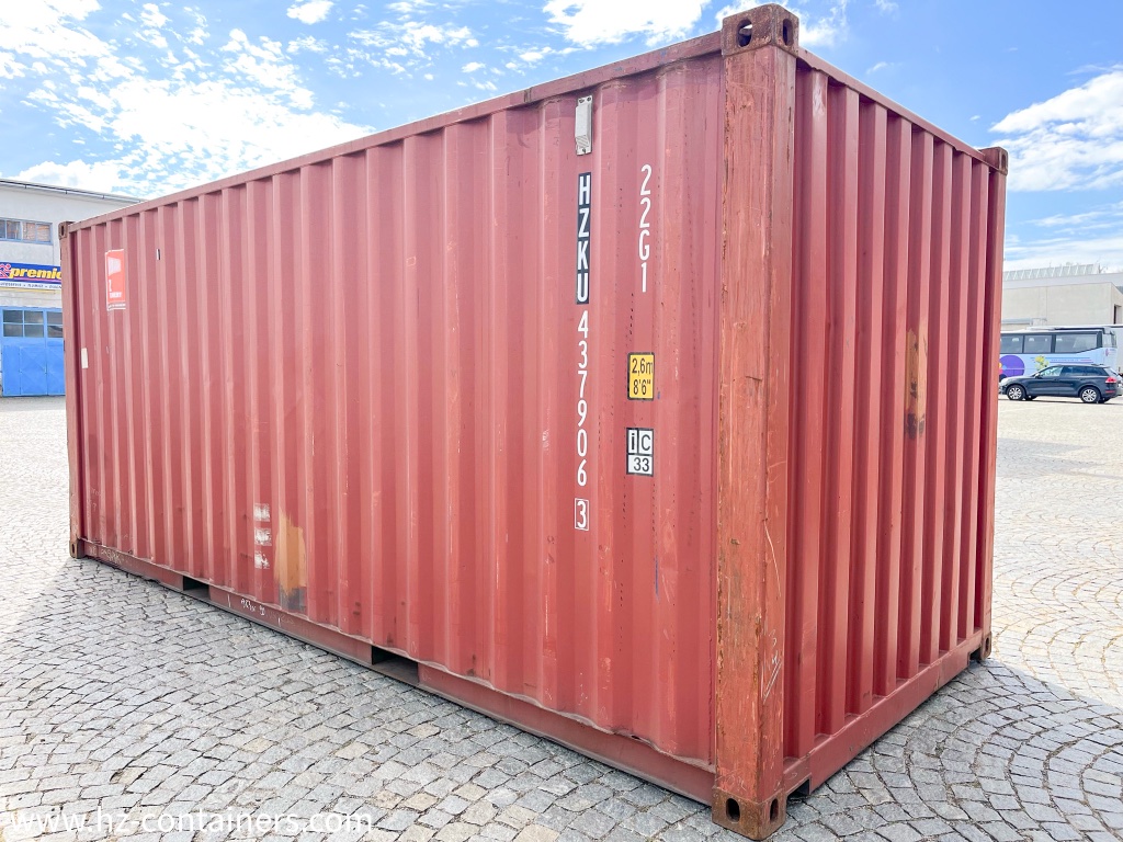 Shipping container 6 m (20 ft) Cargo Worthy, HZKU 437 906-3 - HZ ...