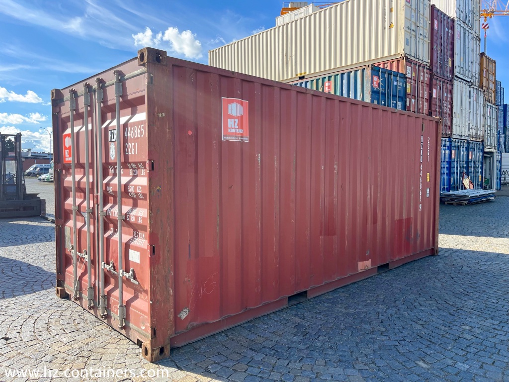 Cargo Worthy 20ft shipping container - used, stored in depot Ireland ...