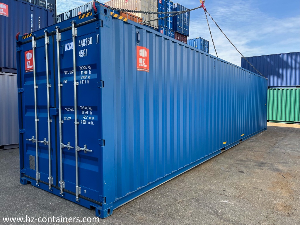 Storage shipping container 40'HC, without transport, HZKU 448 360-1 ...