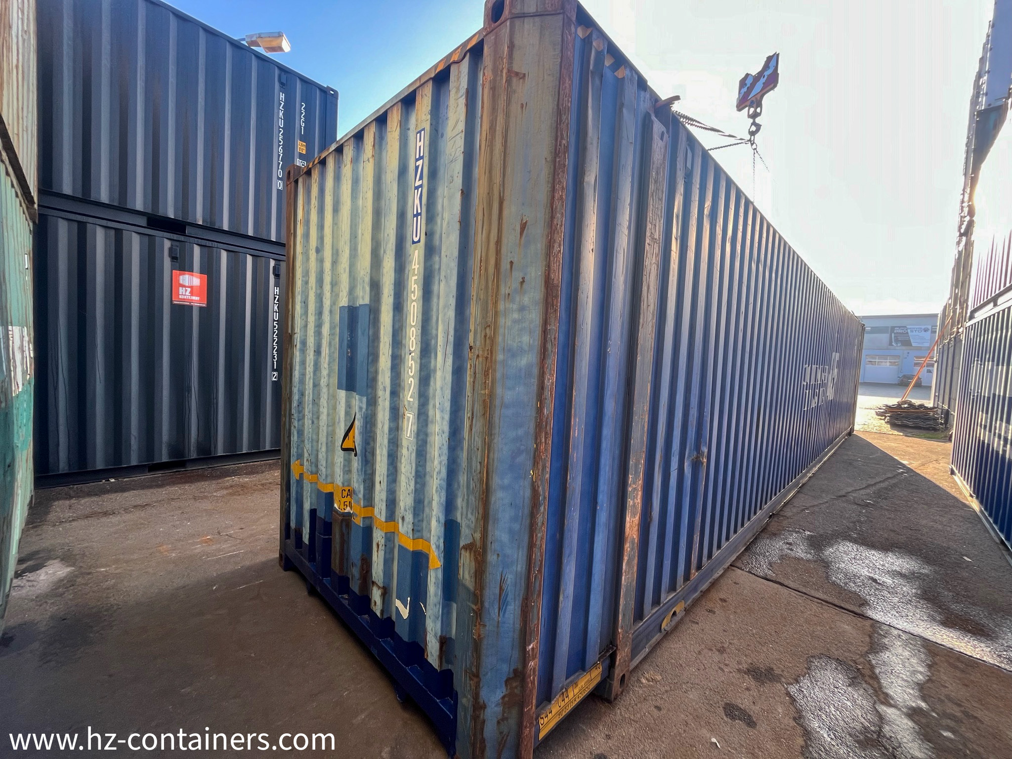 45피트 폭의 팔레트 컨테이너용 로딩 도크, HZKU 450 852-7 - HZ CONTAINERS.com – HZ ...