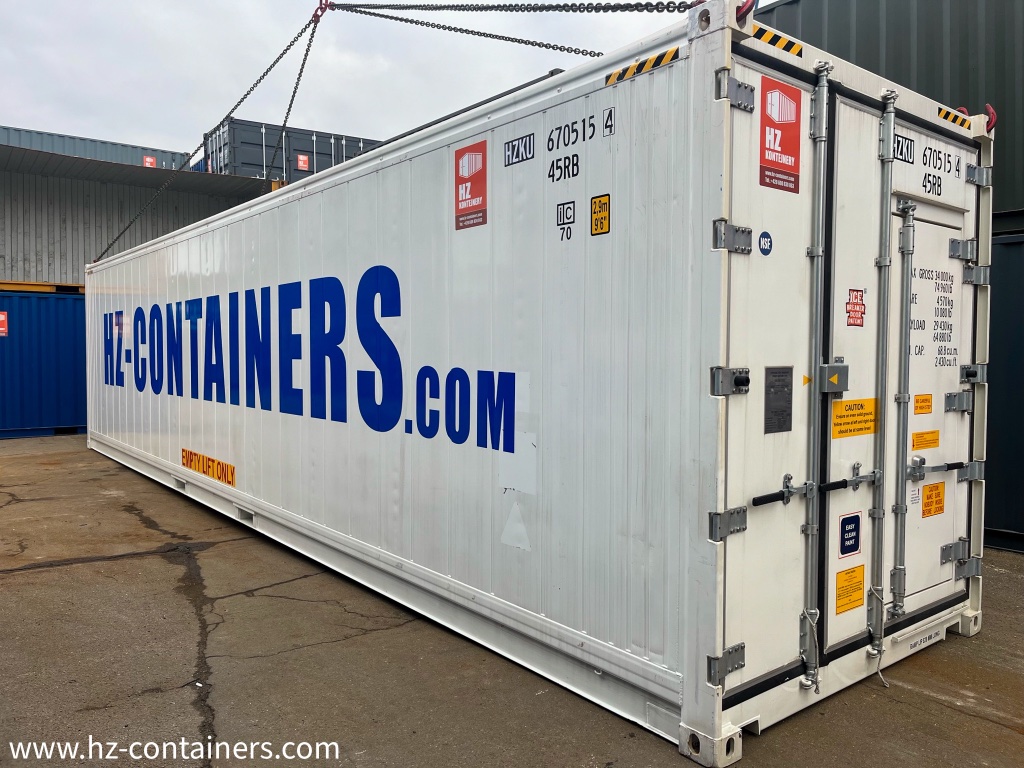 새로운 12m 냉각 및 냉동 컨테이너 CR IICL6, HZKU 670 515-4의 새로운 12m 냉각 및 냉동 컨테이너 임대 - HZ CONTAINERS.com – HZ ...