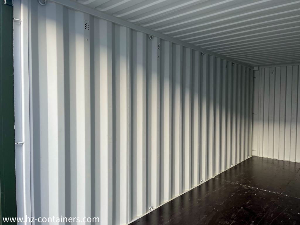 Dark green 6 m container for forest parks IICL6, HZKU 279 199-0 - HZ ...