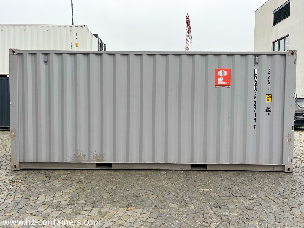 Transport container 20 feet (6 metres) Mass IICL 6, HZKU 254 704-7 - HZ ...