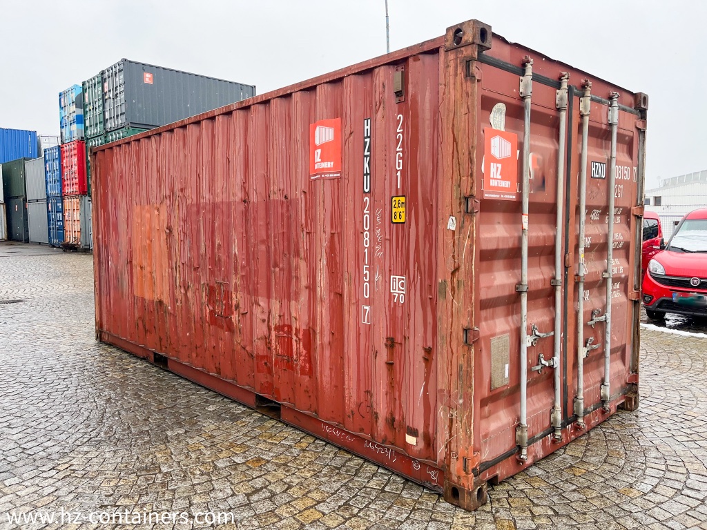 6 metre container (20 feet), bearing AS IS 5, HZKU 208 150-7 - HZ ...