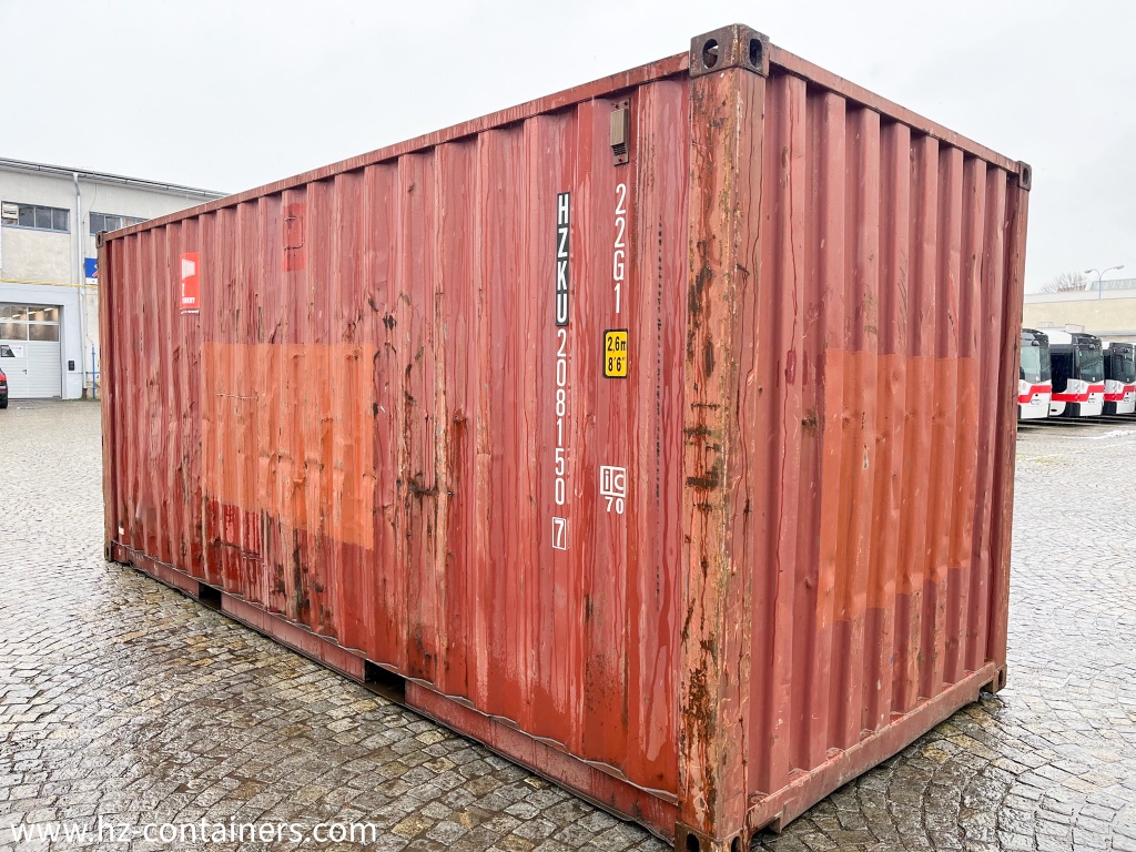 6 metre container (20 feet), bearing AS IS 5, HZKU 208 150-7 - HZ ...