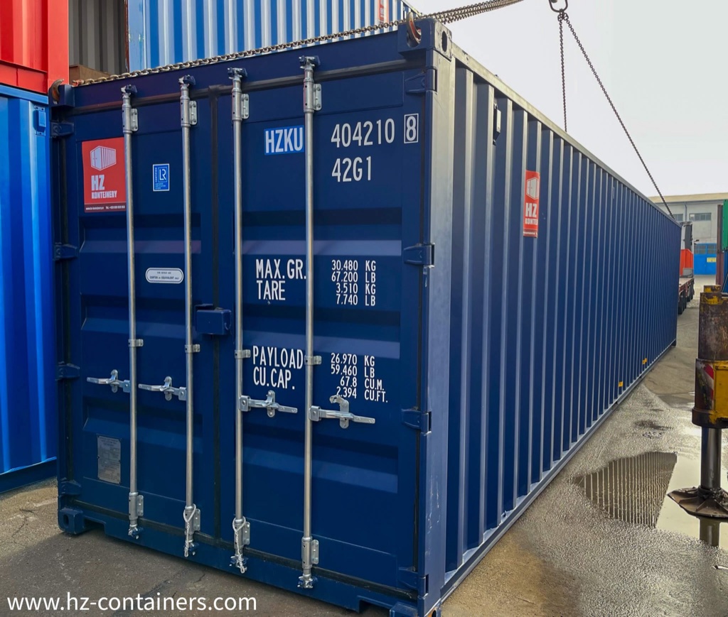 Contenedor marítimo ISO 42GP - HZ CONTAINERS.com – HZ CONTAINERS.com