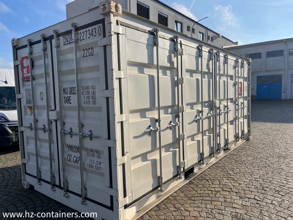 20' bulk shipping container (6 m) Prague, HZKU 227 343-0 - HZ ...
