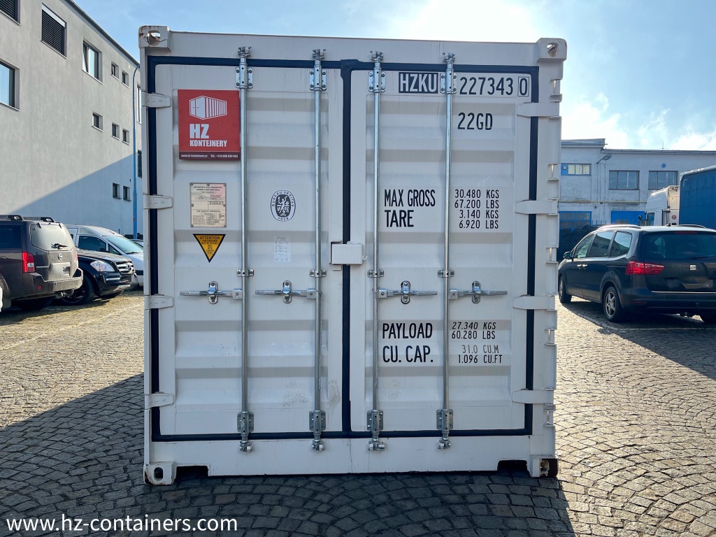 20' bulk shipping container (6 m) Prague, HZKU 227 343-0 - HZ ...