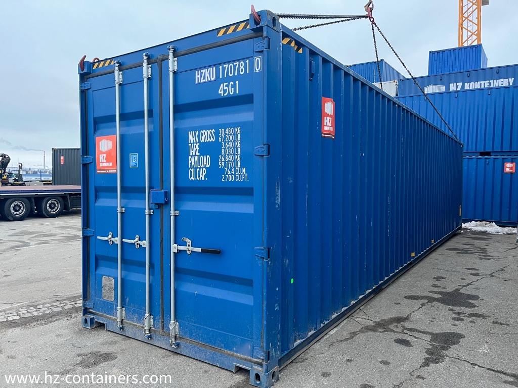 40'HC shipping container Klatovy IICL6, HZKU 170 781-0 - HZ CONTAINERS ...