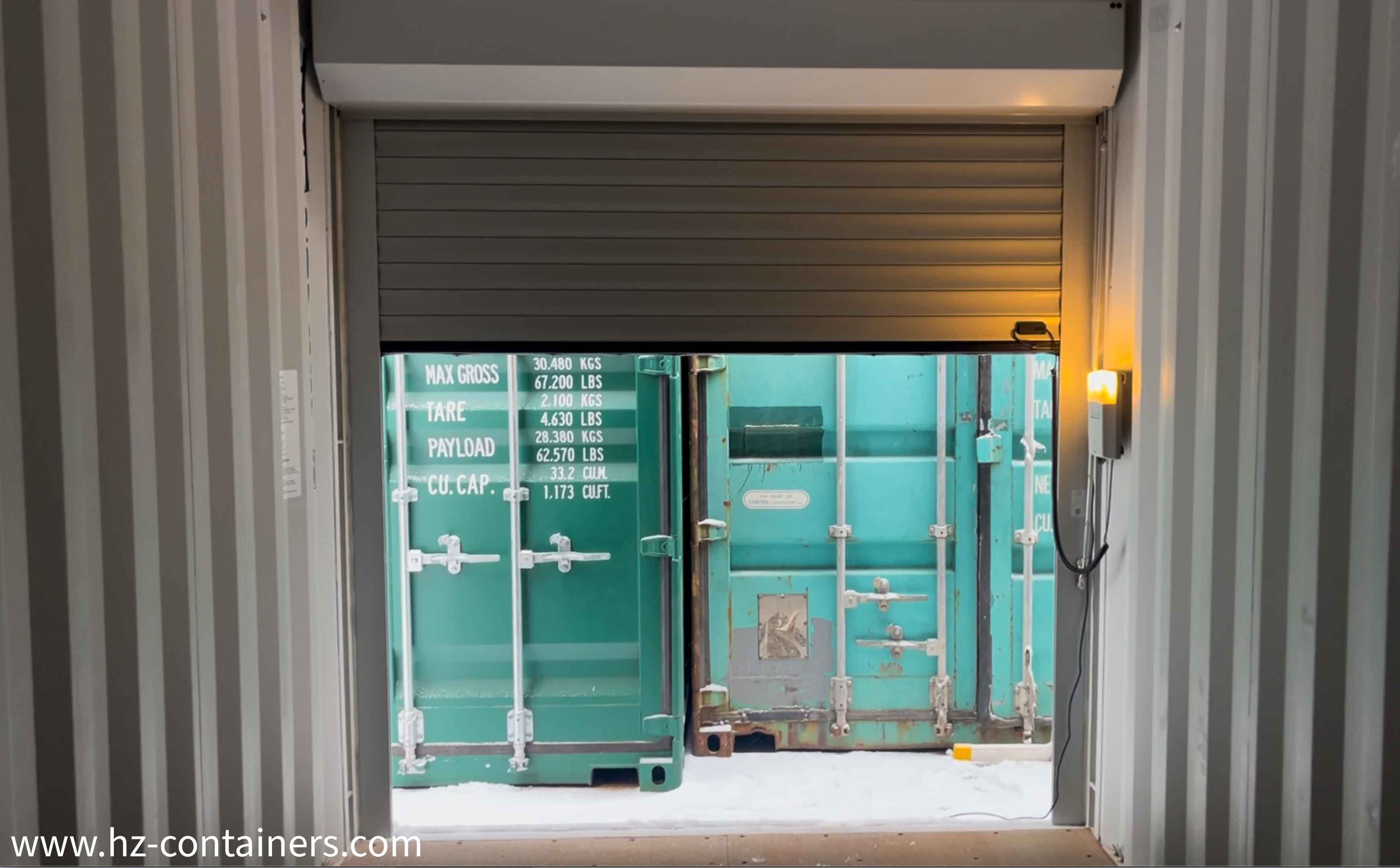 Cửa cuốn nhôm MINIROL khung thép cho container - HZ CONTAINERS.com – HZ ...