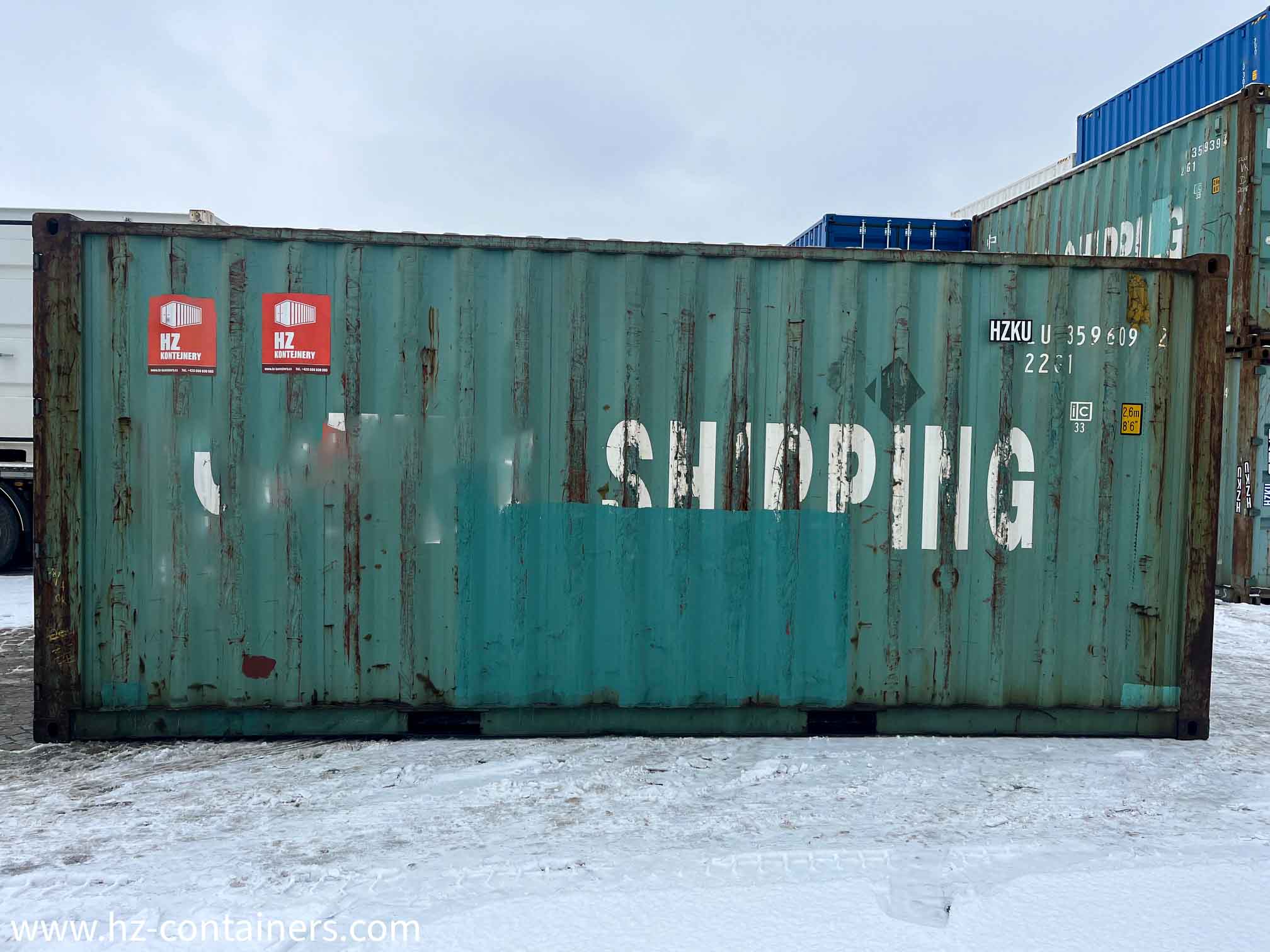 Discarded container 20’ Krupka, HZKU 359 609-2 - HZ CONTAINERS.com – HZ ...