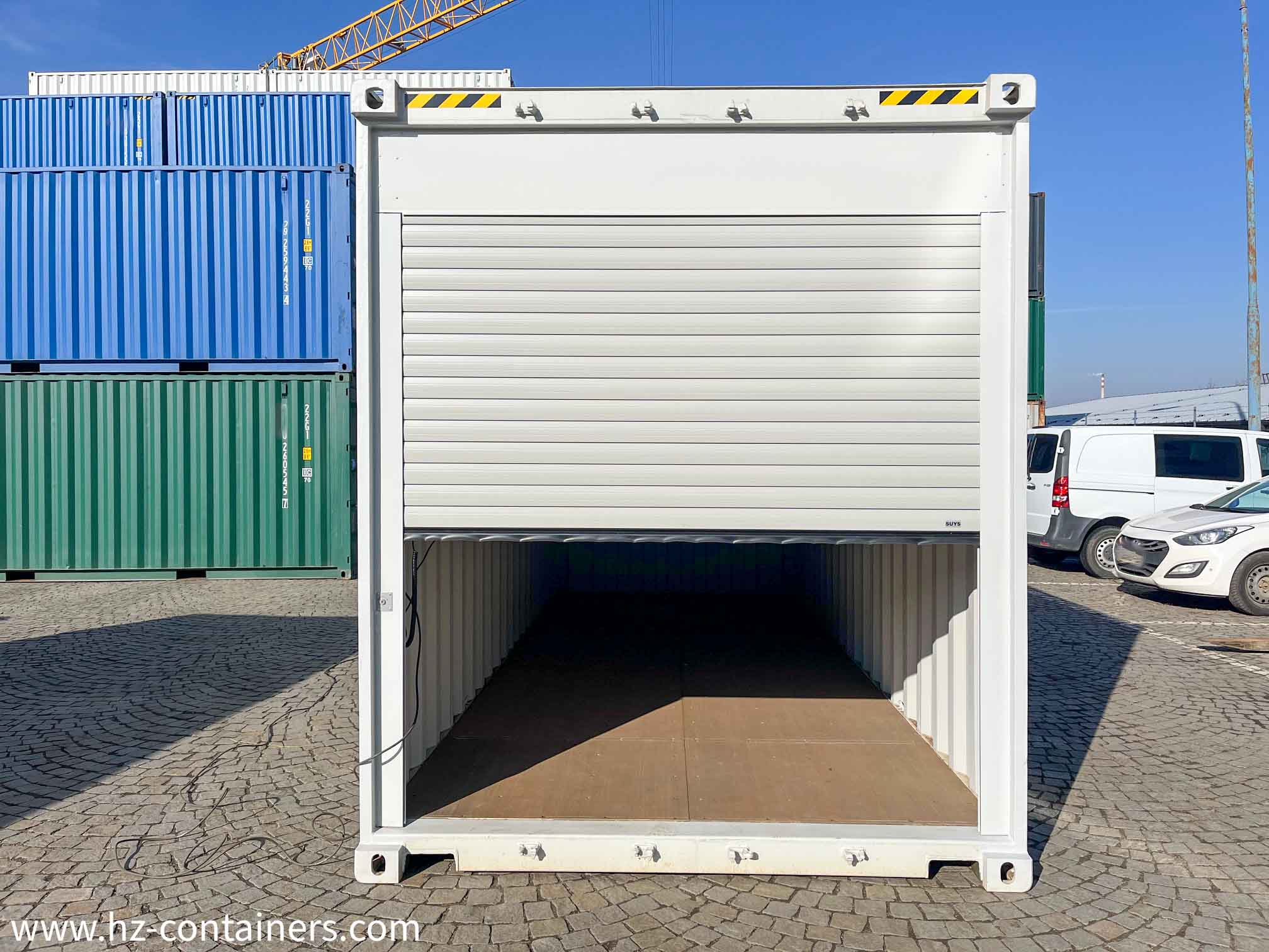 Cửa cuốn nhôm (rèm che) MINIROL khung thép cho container - HZ ...