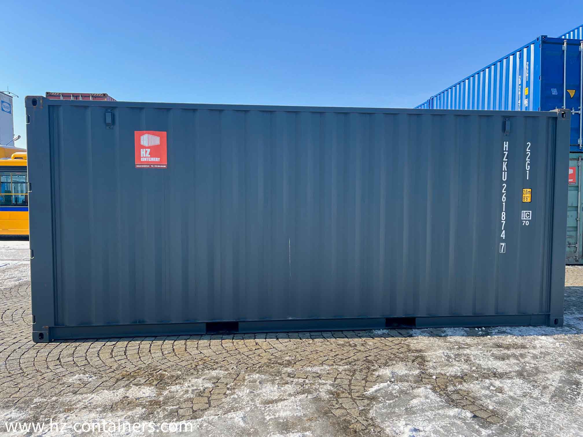 20' shipping container Jeseník IICL6, HZKU 261 874-7 - HZ CONTAINERS ...