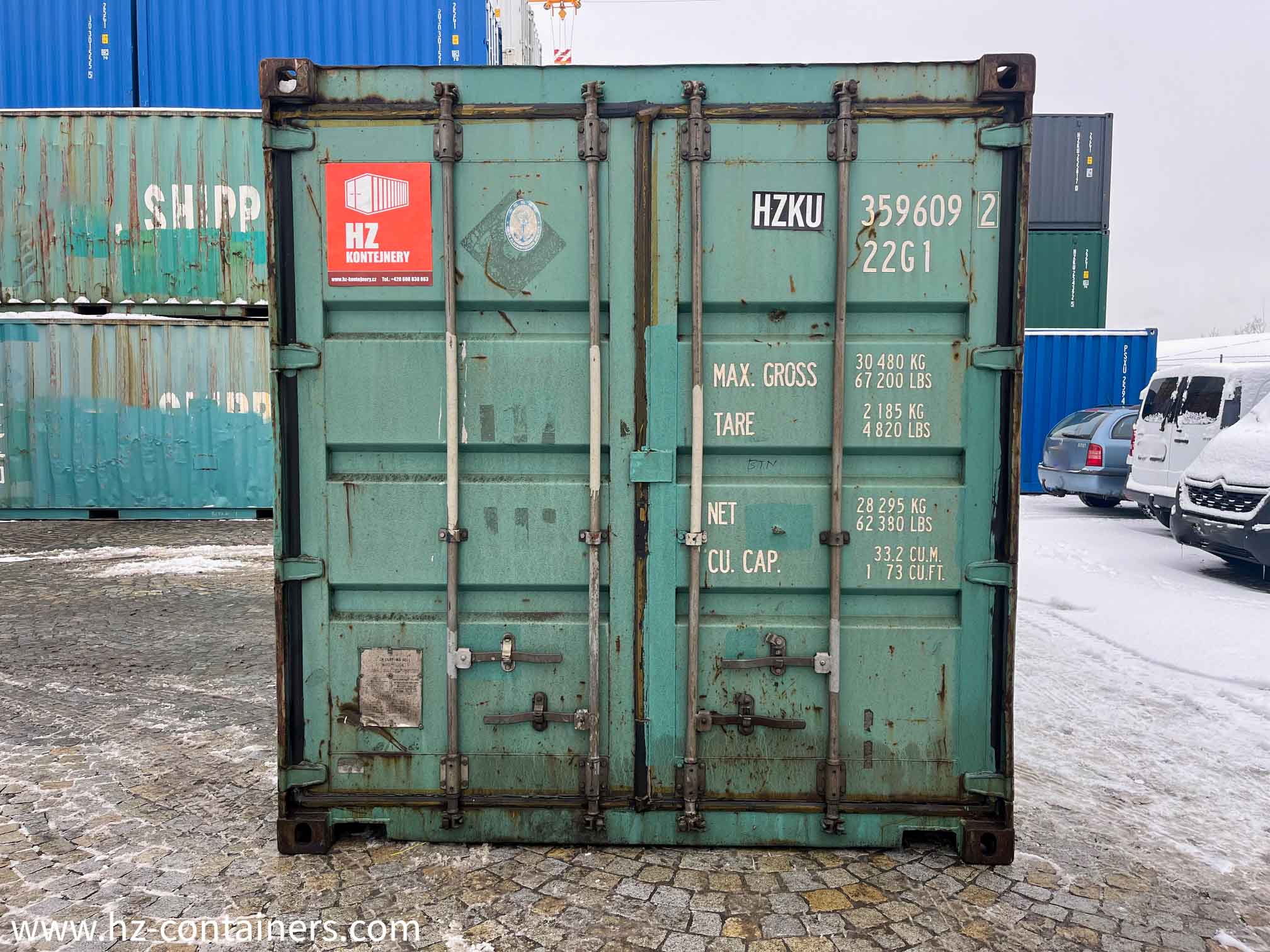 Discarded container 20’ Krupka, HZKU 359 609-2 - HZ CONTAINERS.com – HZ ...