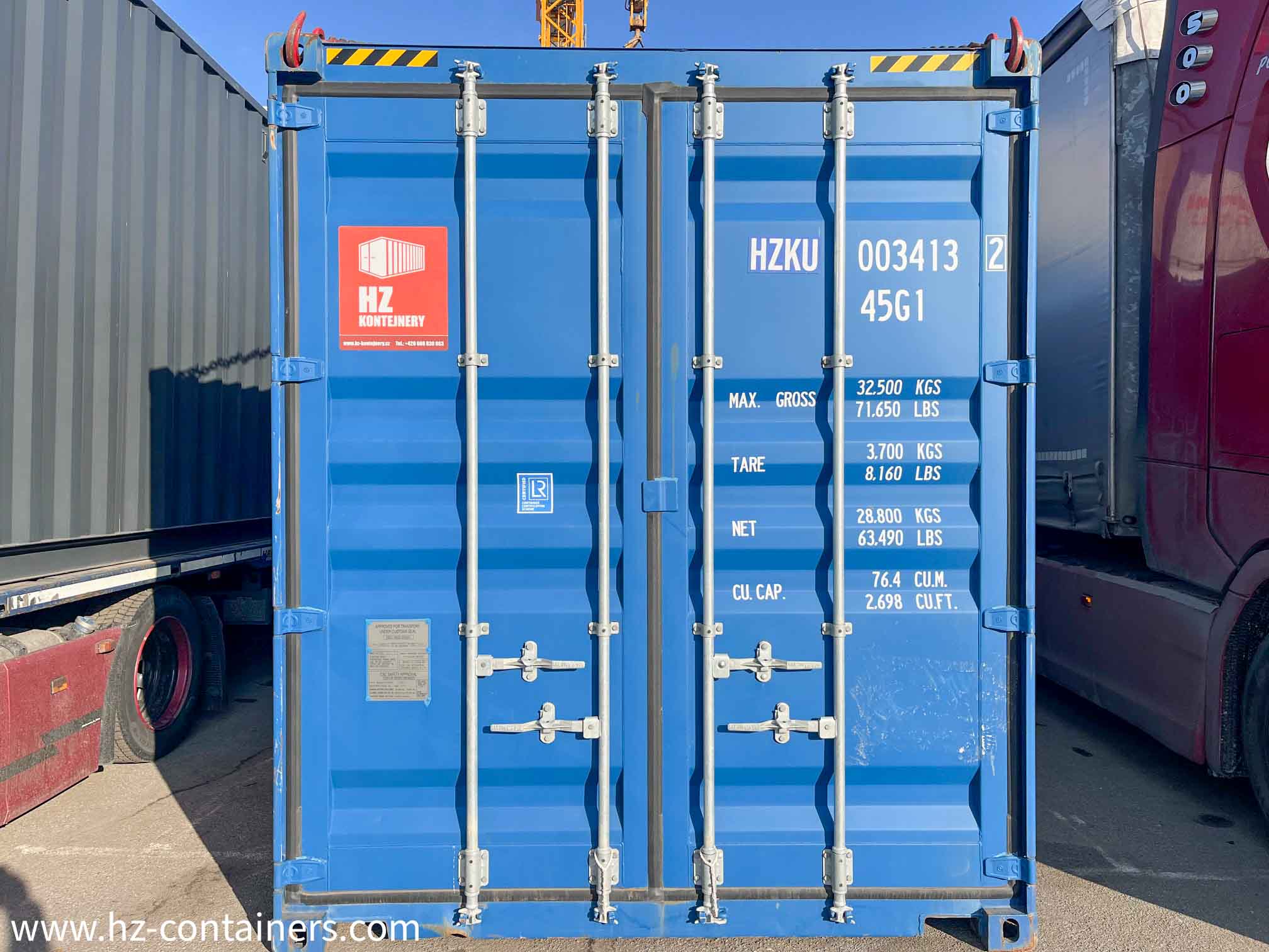 운송 컨테이너 40'HC IICL Holešov, HZKU 003 413-2 - HZ CONTAINERS.com – HZ ...