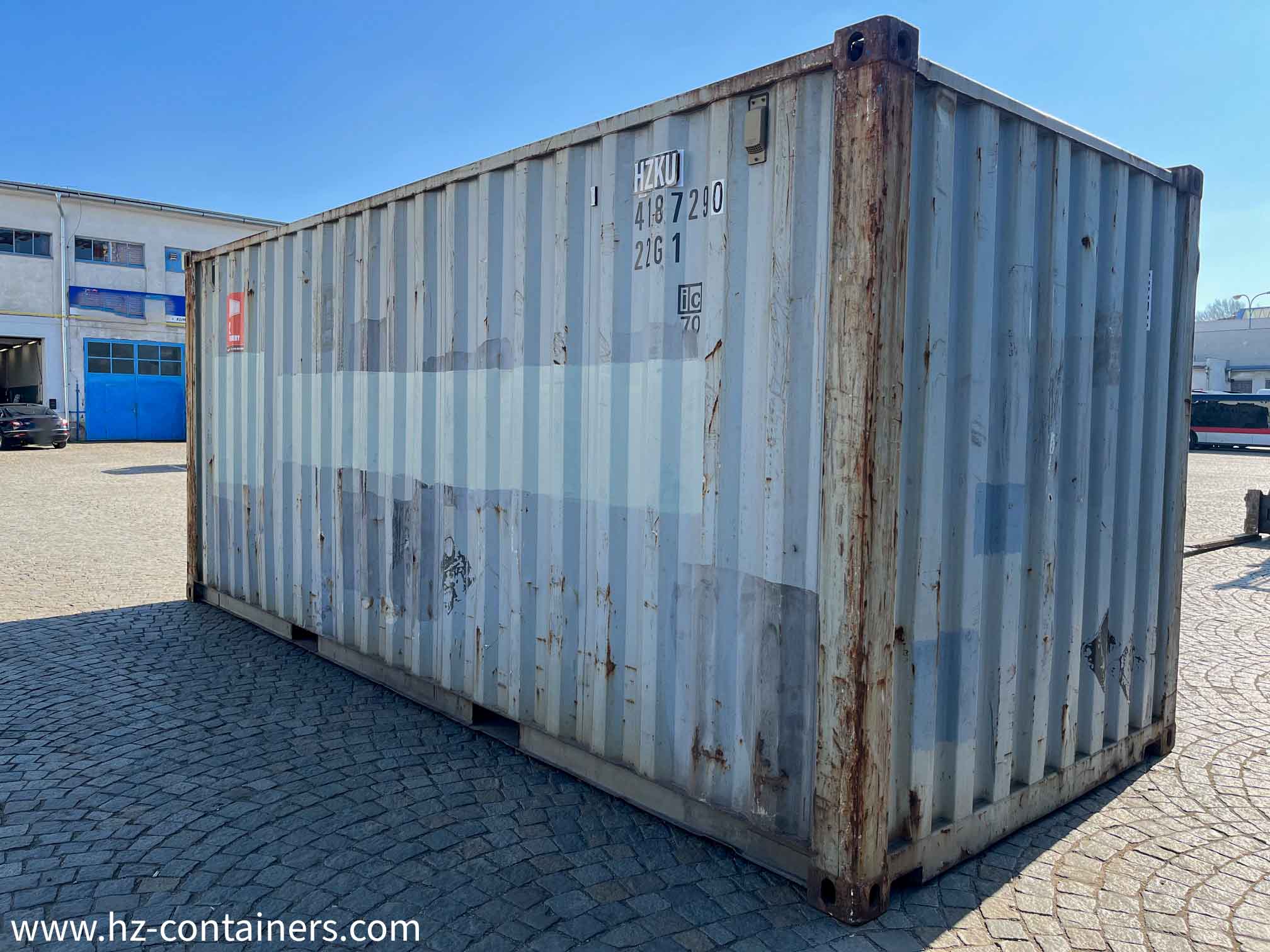 Used 6 m container for storage Jihlava CW, HZKU 418 729-0 - HZ ...